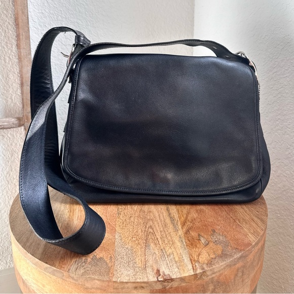 Coach | Bags | Coach Legacy Black Leather Vintage Flap Crossbody ...